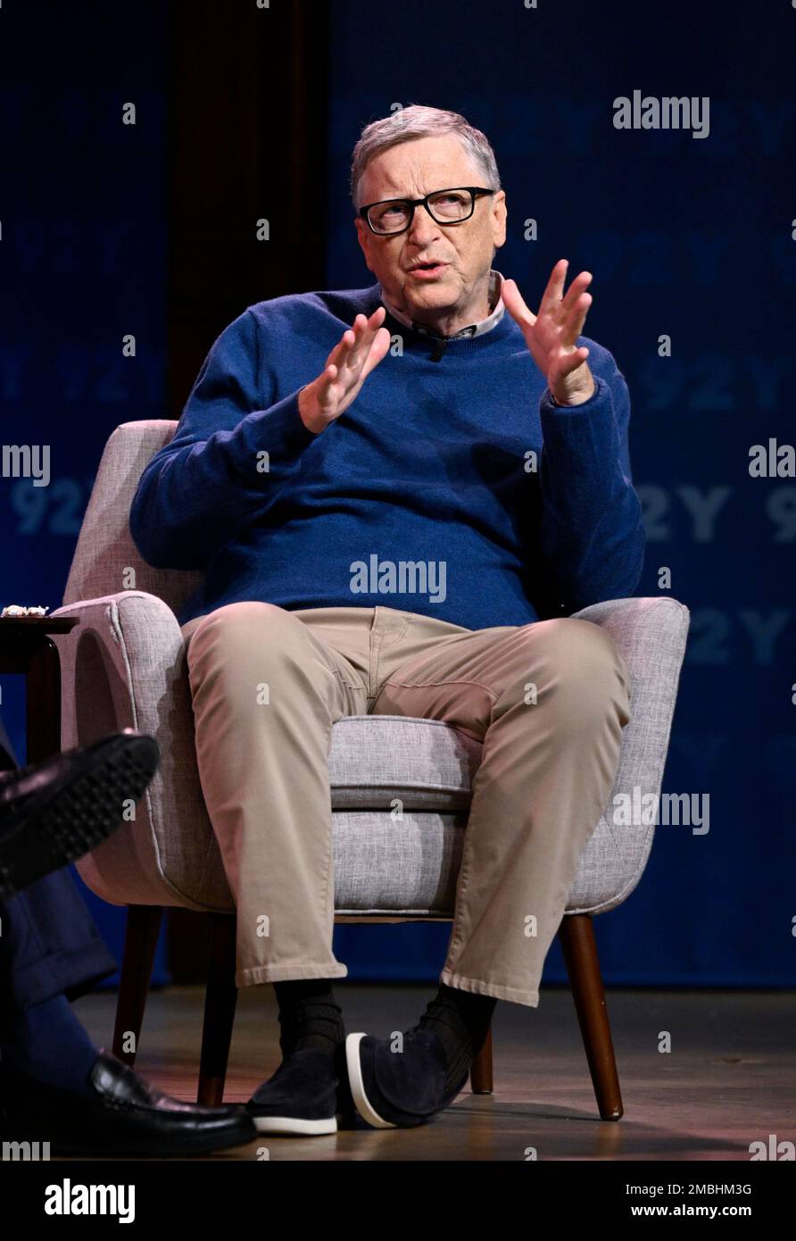 Bill Gates discusses his book "How to Prevent the Next Pandemic" at the ...