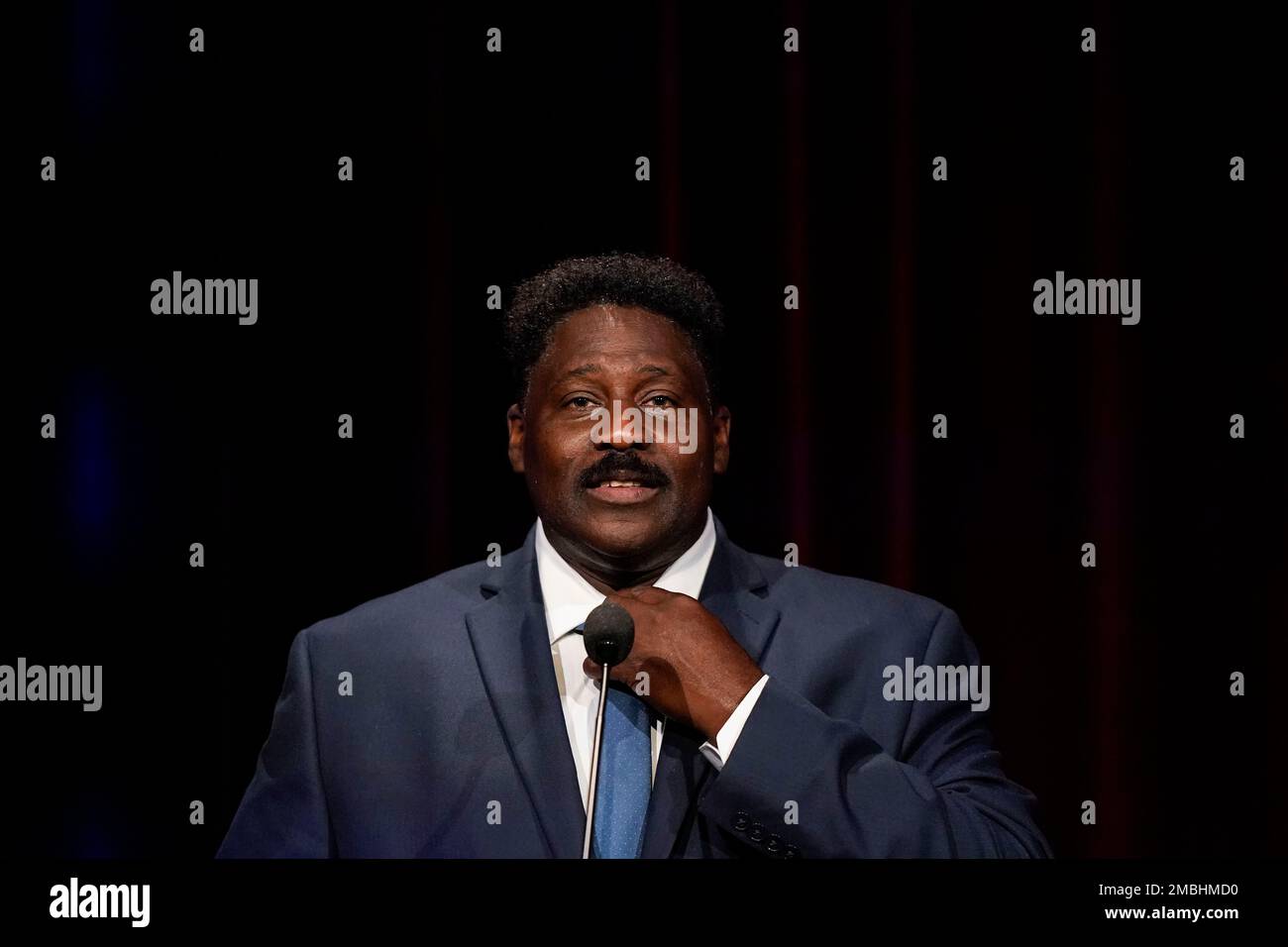 Georgia Lt. Gov. candidate Tony Brown participates in a democratic ...