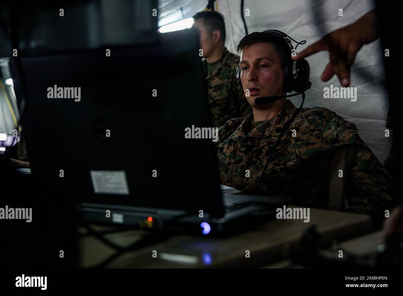 U.S. Marine Corps Sgt. Benjamin Freudenberg, a tactical air defense ...
