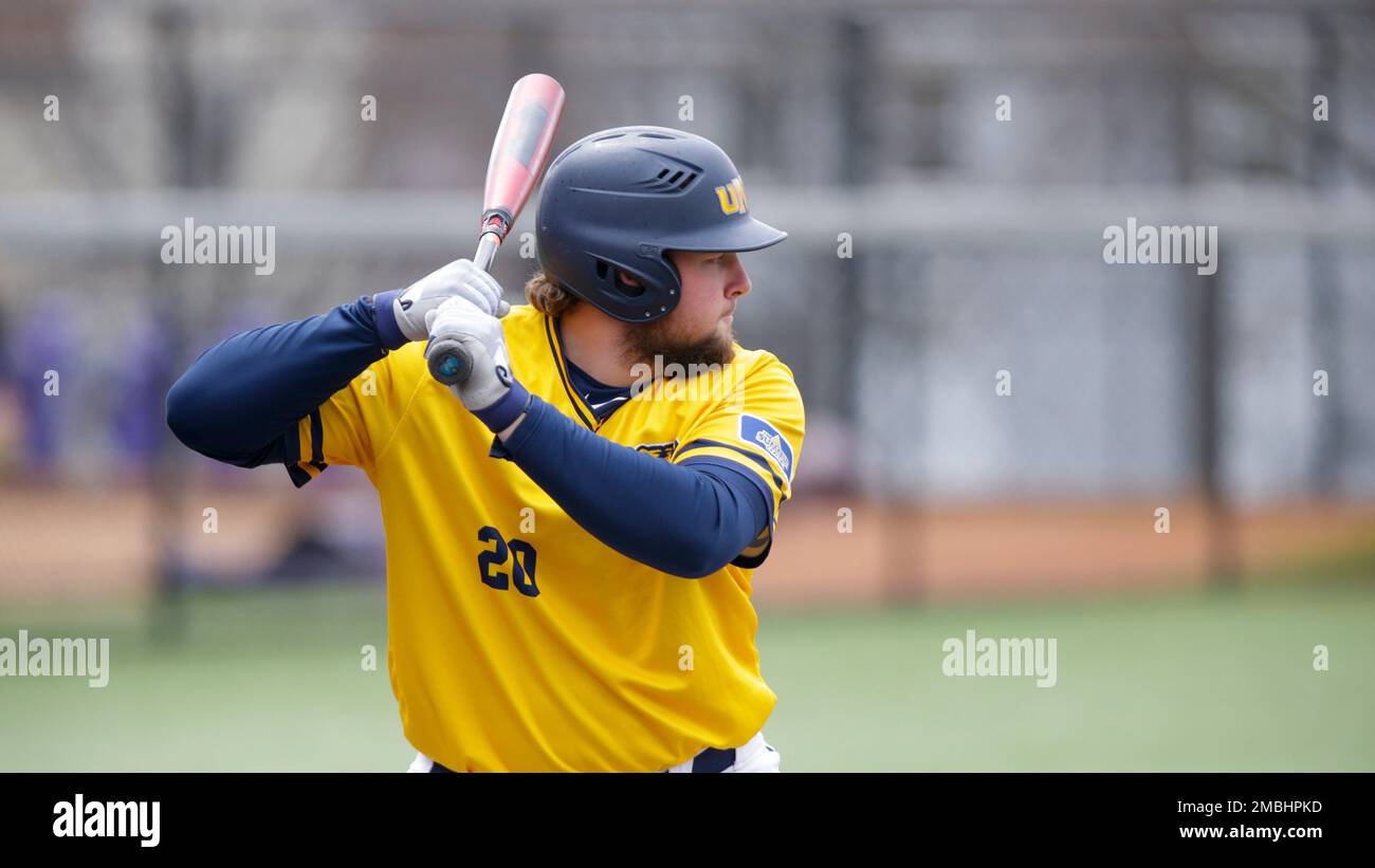 Northern Colorado's Caden Wagner bats during an NCAA baseball game ...
