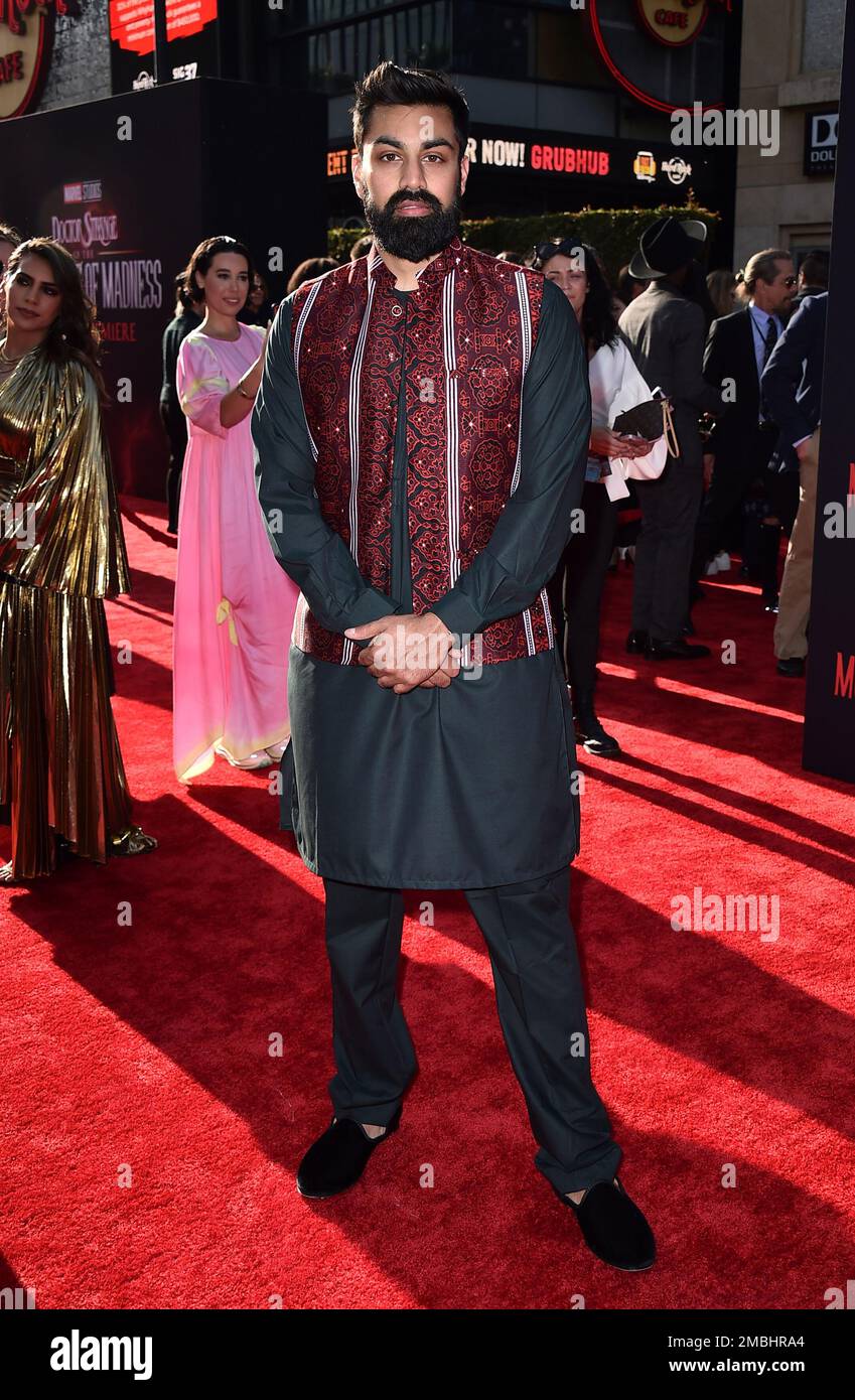 Saagar Shaikh arrives at the Los Angeles premiere of "Doctor Strange in ...