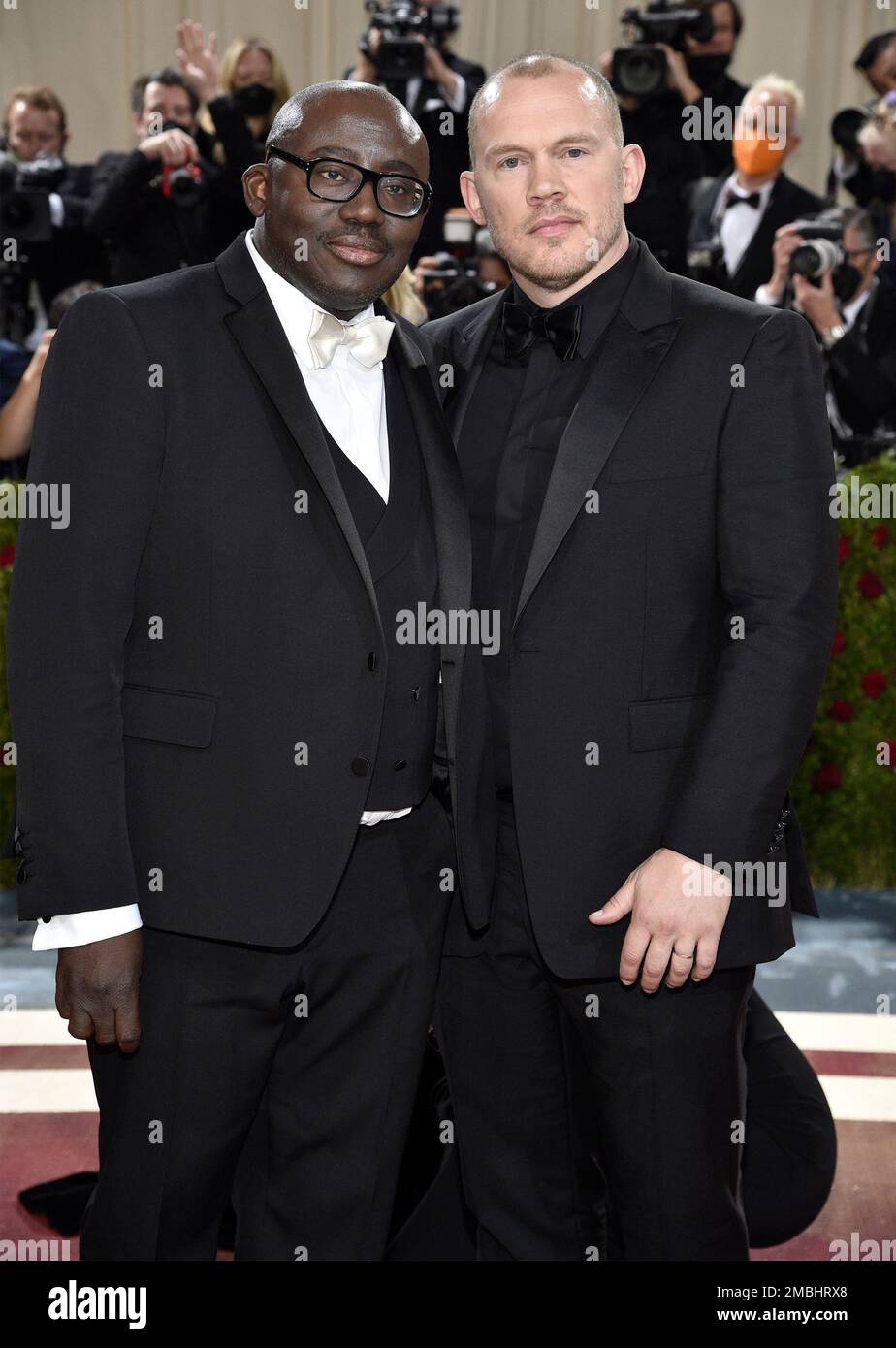 Edward Enninful, left, and Alec Maxwell attend The Metropolitan Museum ...