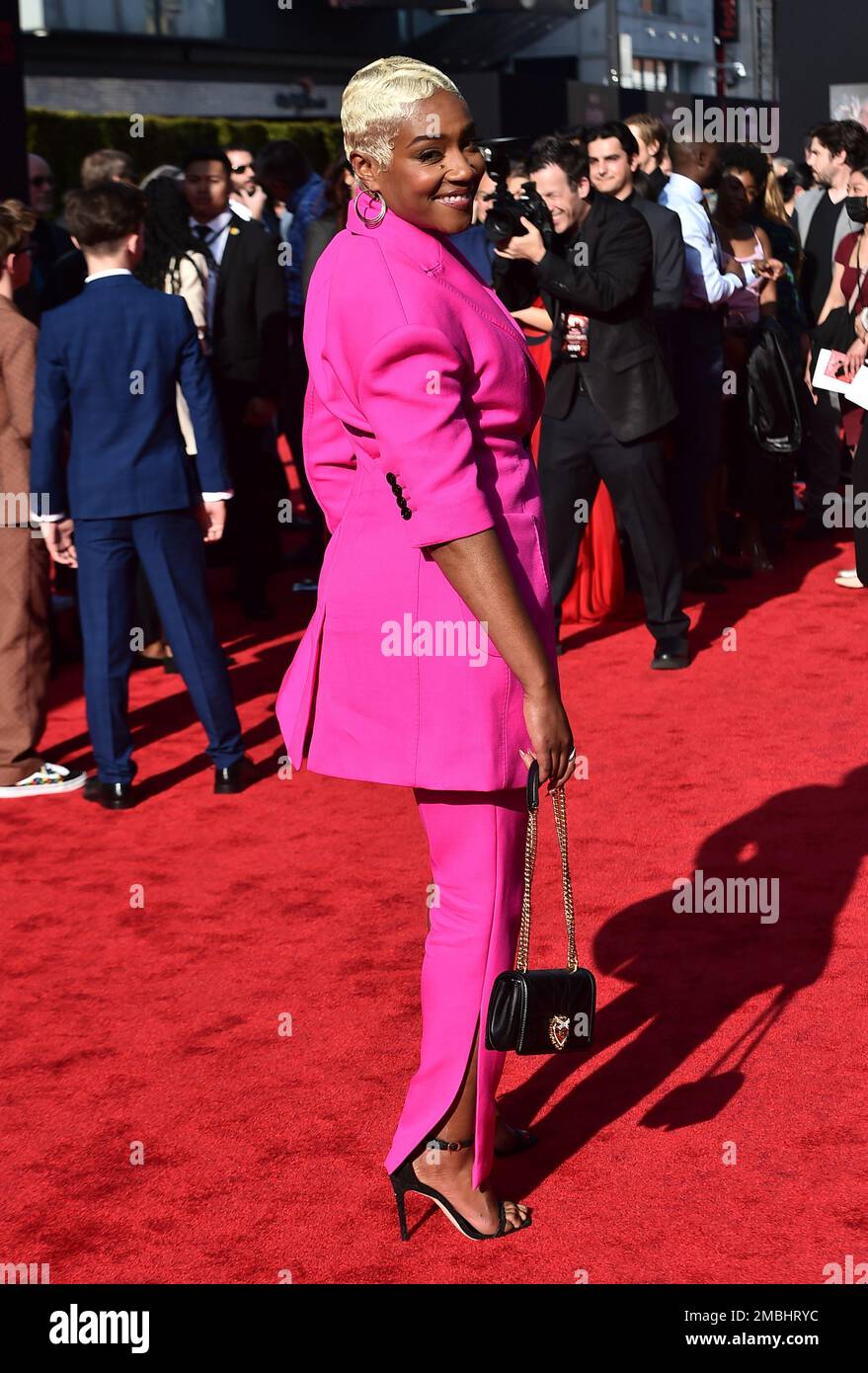 Cast member Tiffany Haddish arrives at the Los Angeles premiere of ...