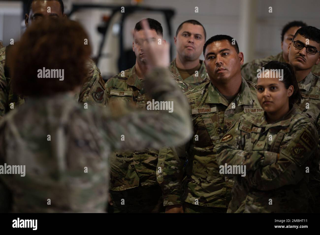 U.S. Airmen assigned to the 199th Expeditionary Fighter Squadron ...