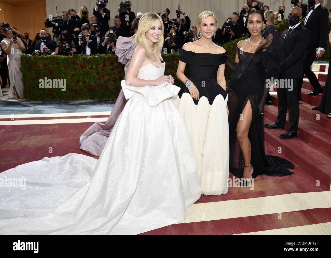 Sydney Sweeney, from left, Tory Burch and Kerry Washington attend The ...
