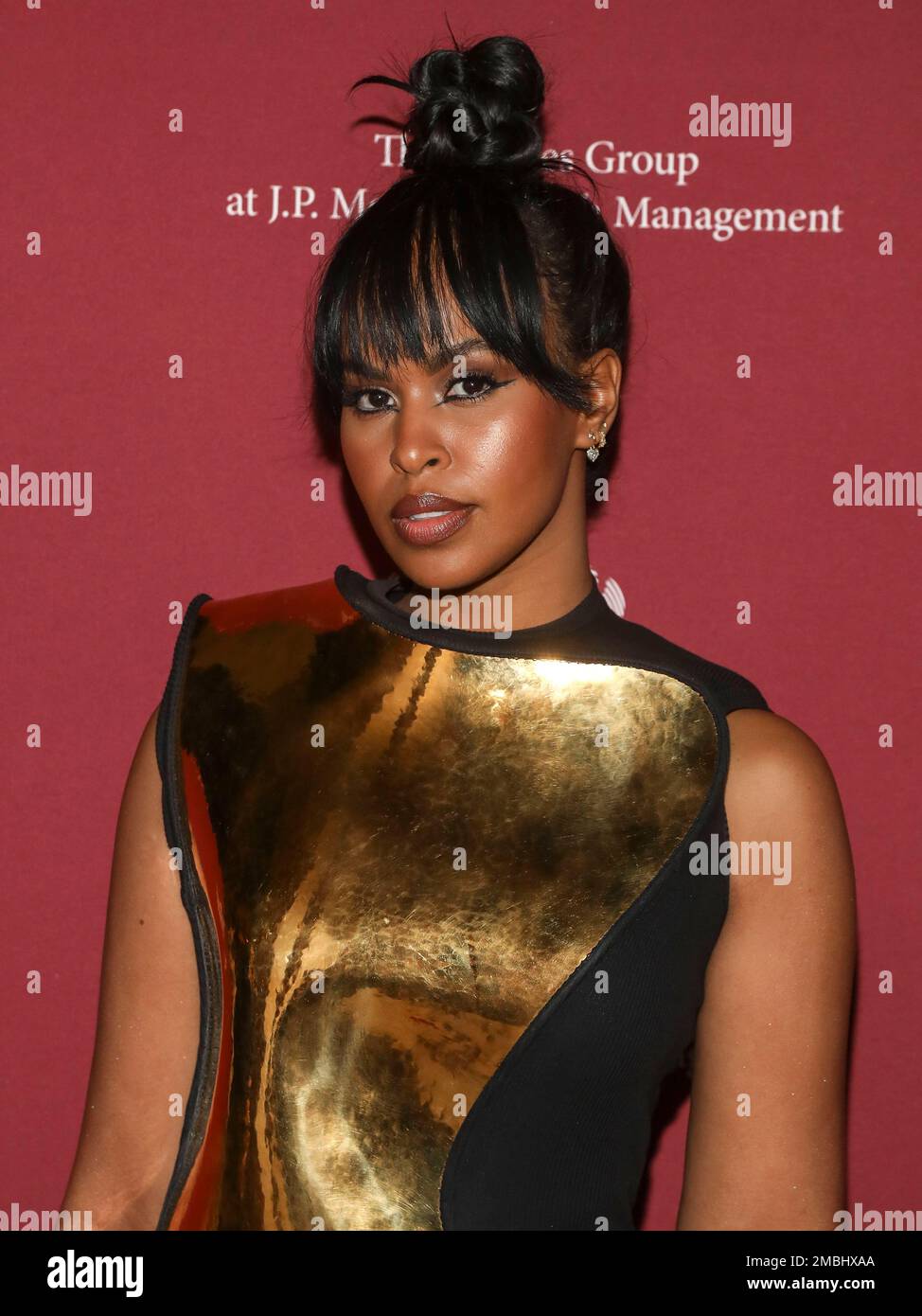 Fashion model Sabrina Dhowre attends the Prince's Trust gala at ...