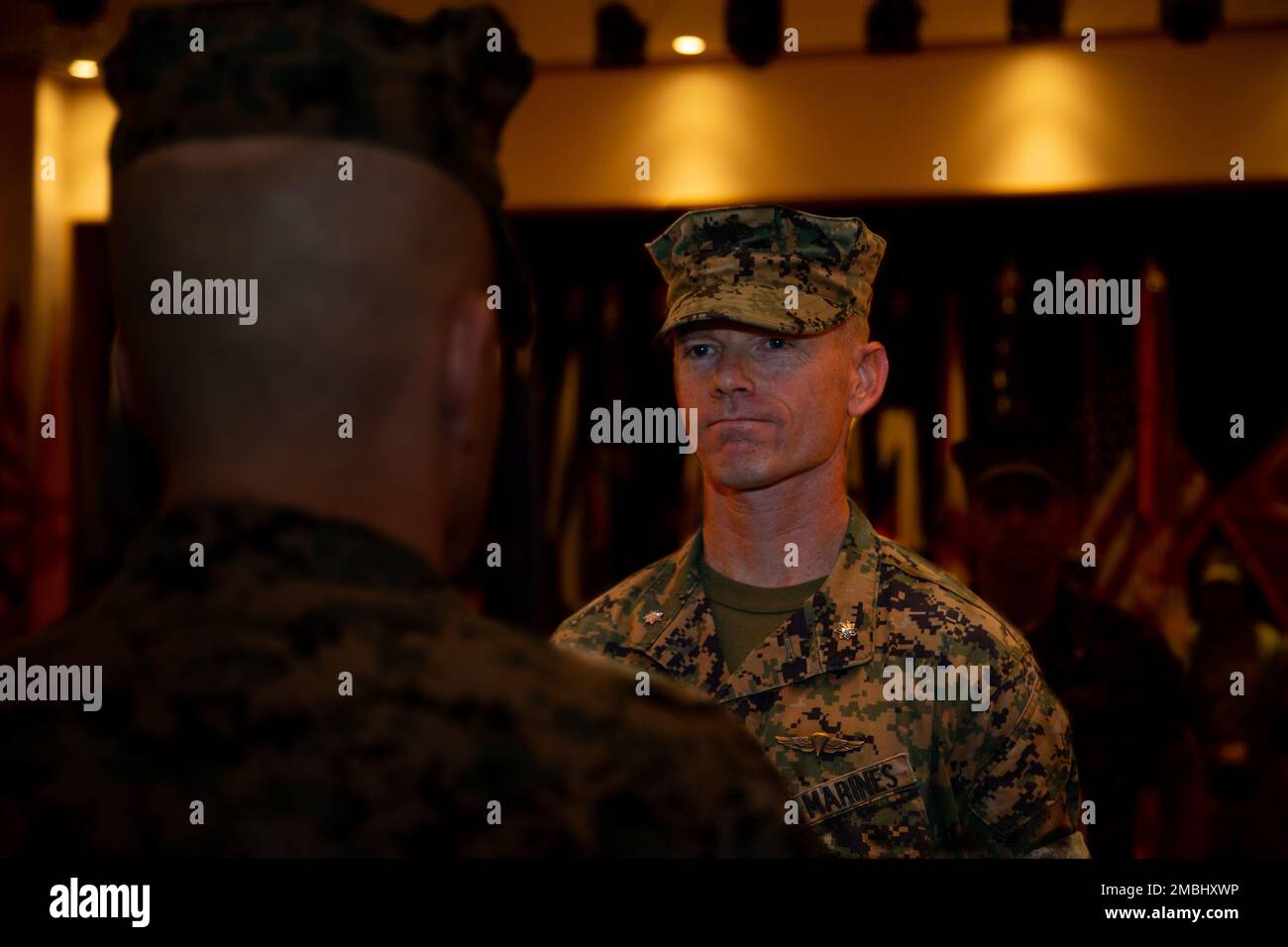 U.S. Marine Corps Lt. Col. Jeffrey Patterson, former commanding officer ...
