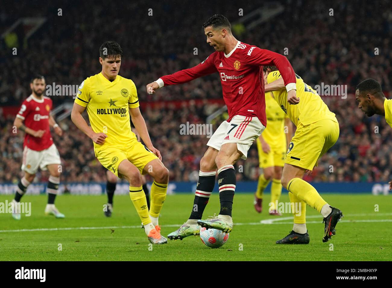 Manchester United's Cristiano Ronaldo in action during the English ...