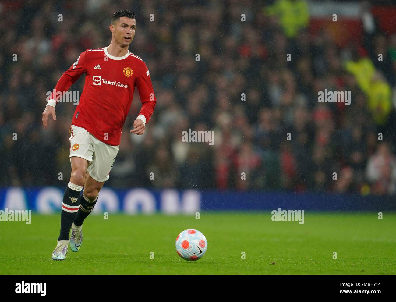 Manchester United's Cristiano Ronaldo in action during the English ...