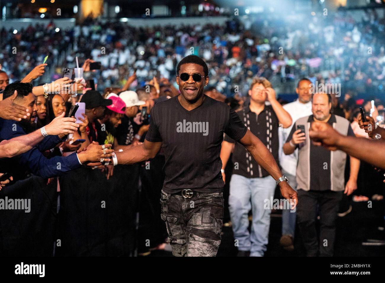 Pro Football Hall of Famer Michael Irvin, a former Dallas Cowboy ...