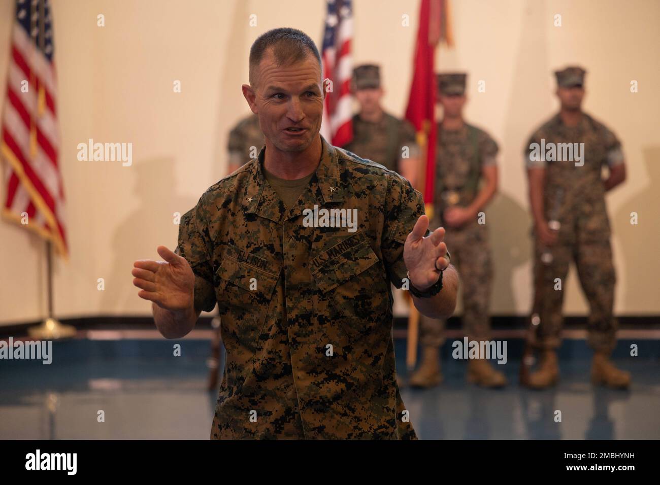 U.S. Marine Corps Brig. Gen. Kyle Ellison, former 3d Marine ...
