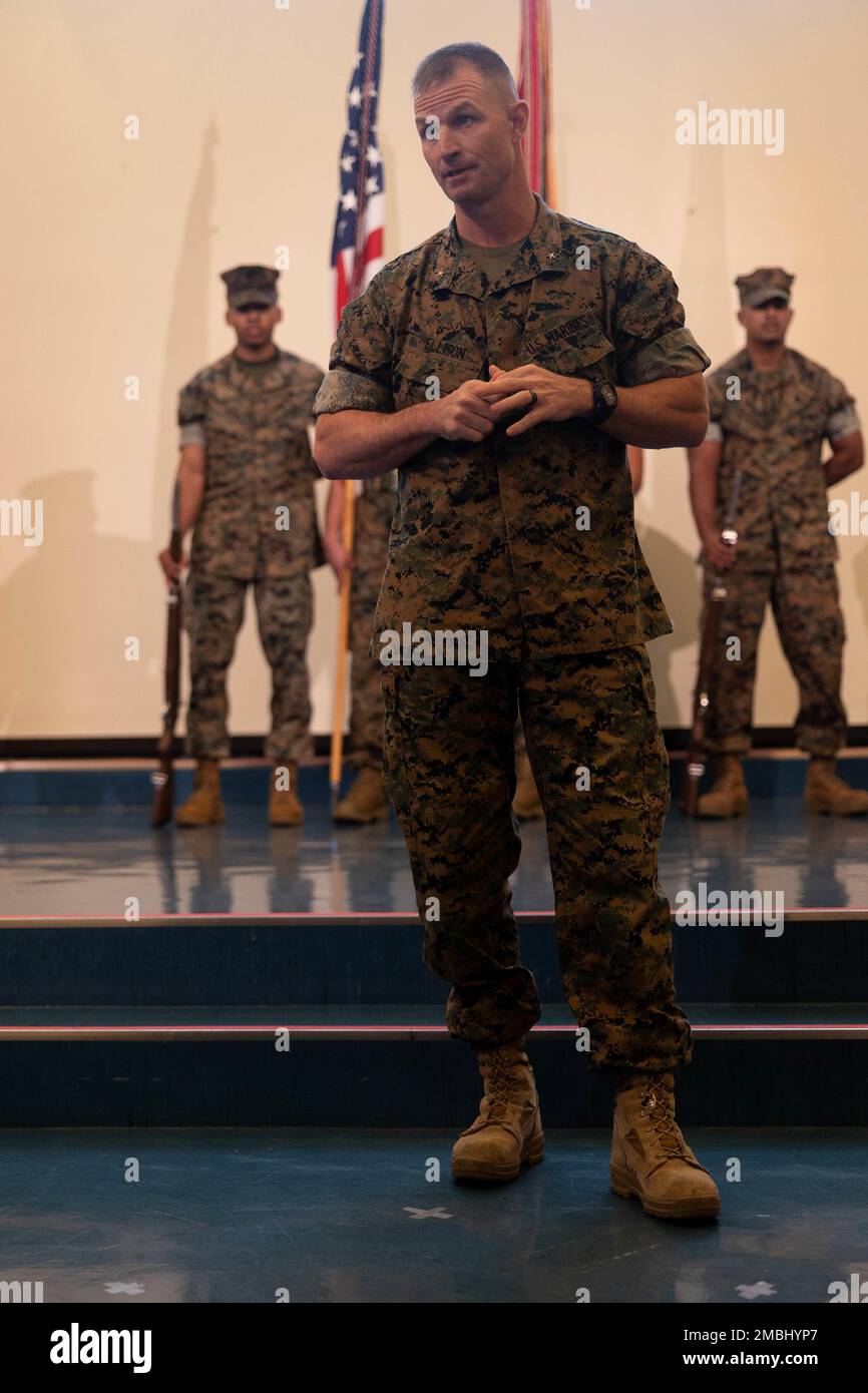 U.S. Marine Corps Brig. Gen. Kyle Ellison, former 3d Marine ...