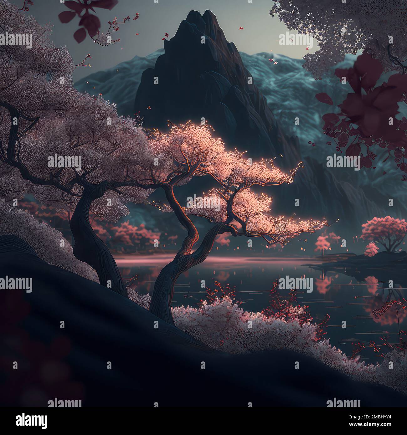 Cherry blossom tree varieties hi-res stock photography and images - Alamy