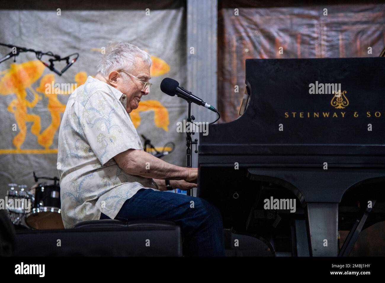 Randy Newman performs at the New Orleans Jazz and Heritage Festival, on ...