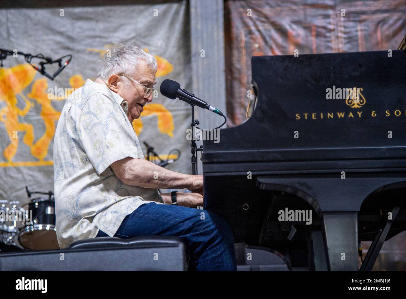 Randy Newman performs at the New Orleans Jazz and Heritage Festival, on ...