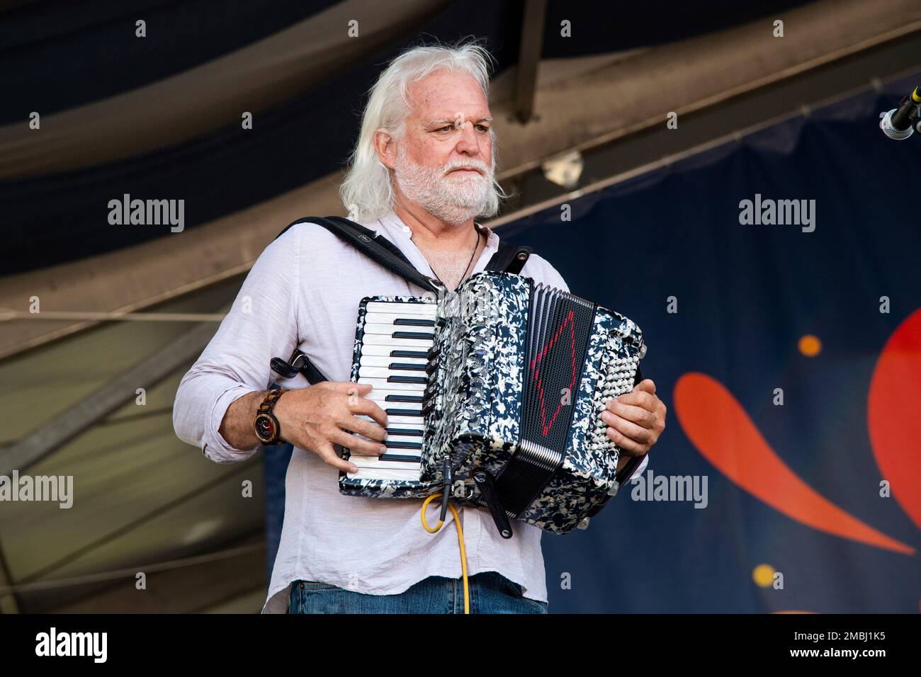 Johnny Sansone of the Voice of the Wetlands Allstars performs at the ...