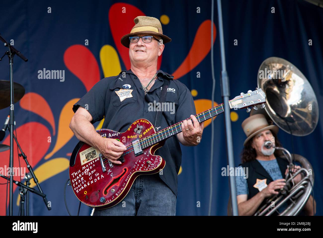 Paul Sanchez of Paul Sanchez & The Rolling Road Show performs at the ...