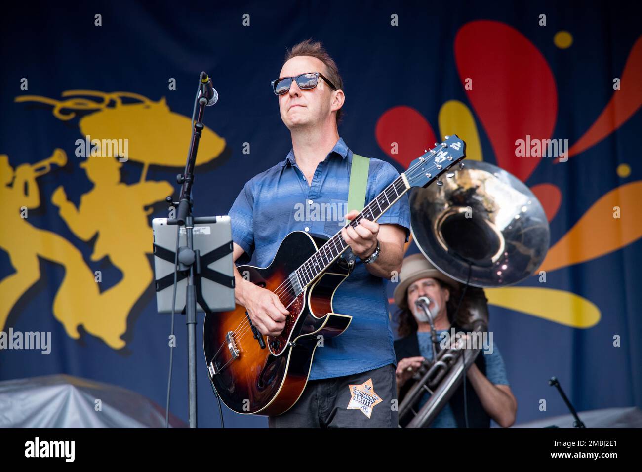 Members of the Paul Sanchez & The Rolling Road Show performs at the New ...