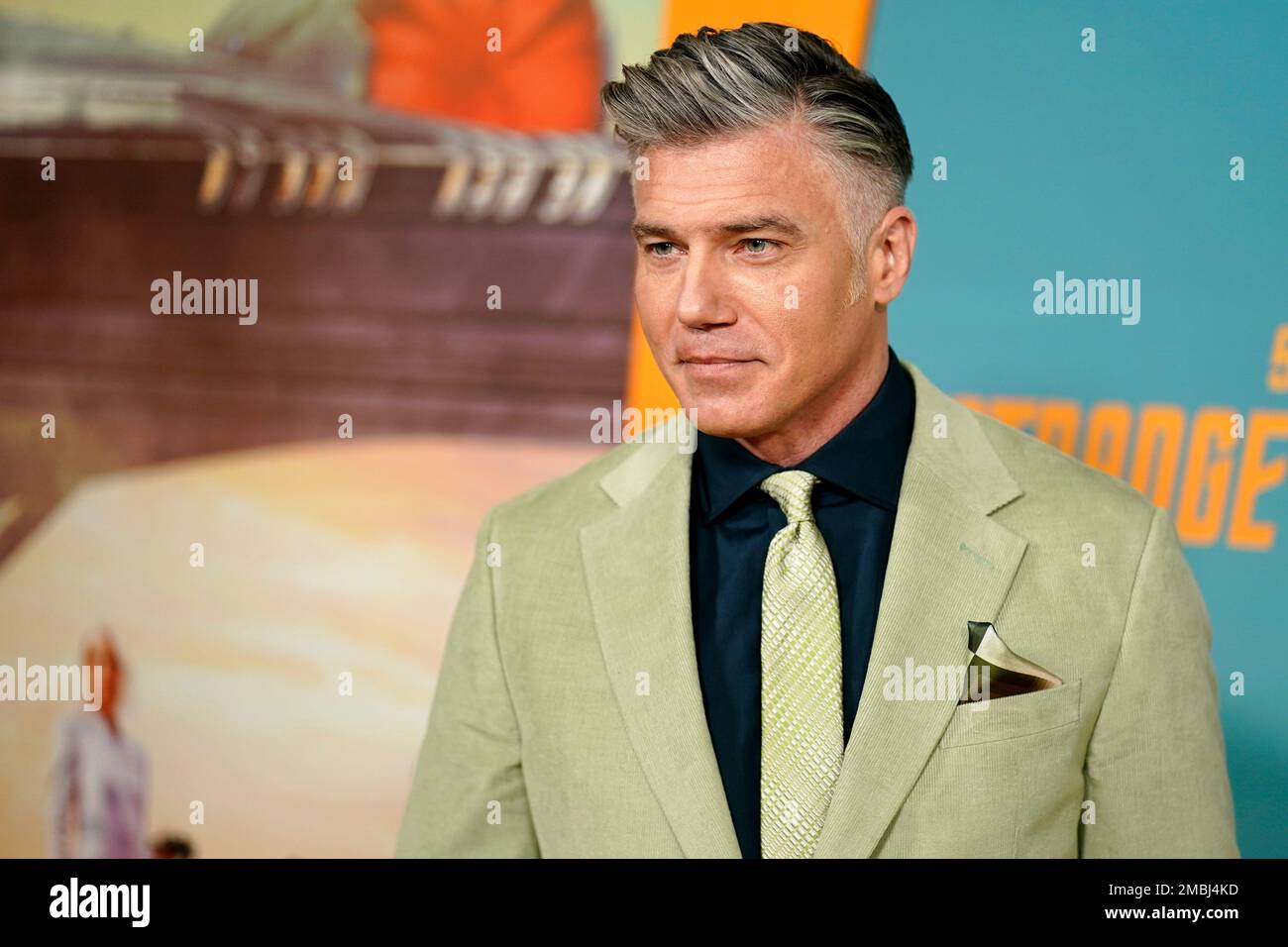 Anson Mount attends the premiere of the Paramount+ original series ...