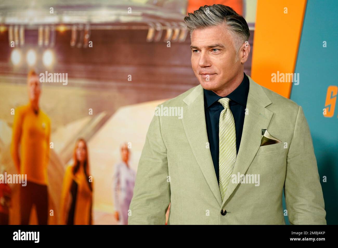 Anson Mount attends the premiere of the Paramount+ original series ...