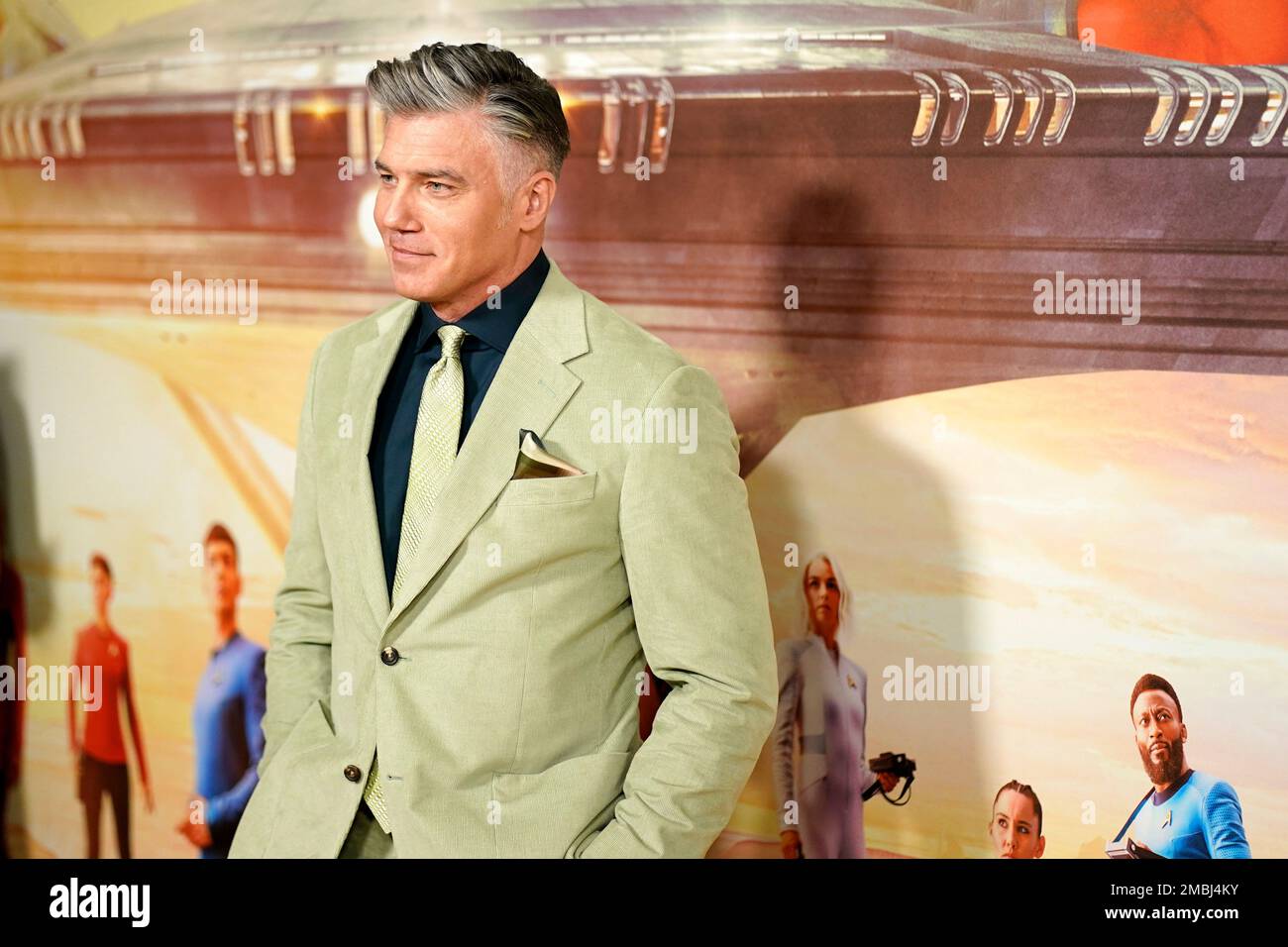 Anson Mount attends the premiere of the Paramount+ original series ...