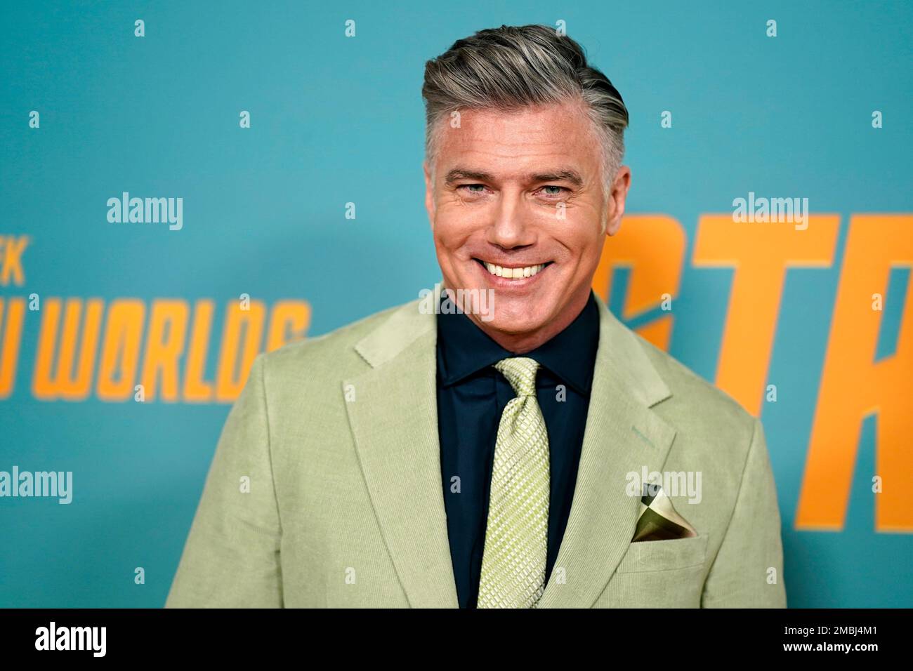 Anson Mount attends the premiere of the Paramount+ original series ...