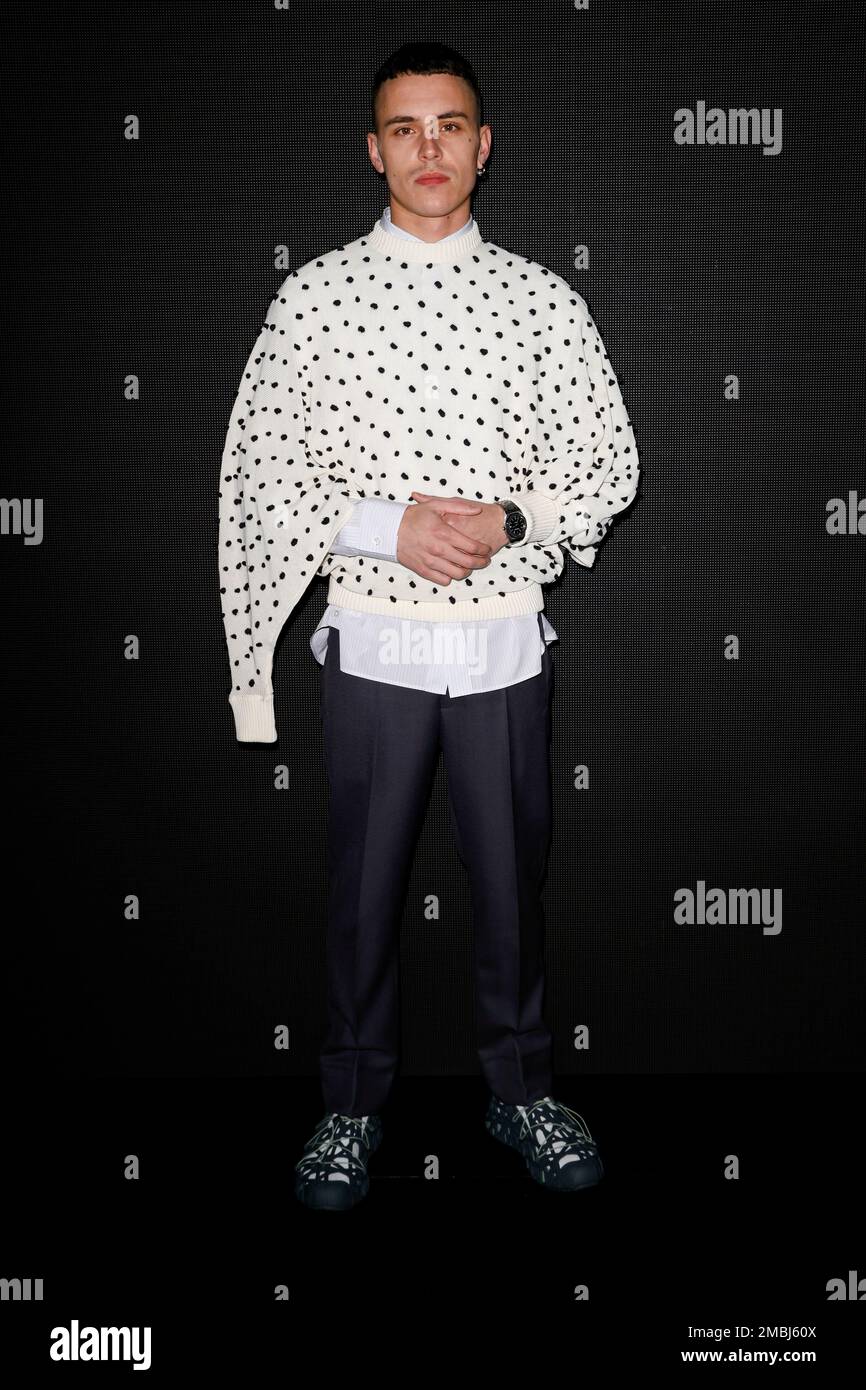 Paris, Frankreich. 20th Jan, 2023. Aron Piper at DIOR Men Fall/Winter ...