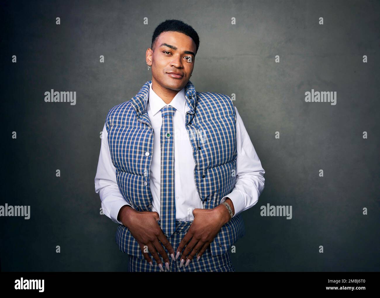 Owen Thiele poses for a portrait to promote the film "Theater Camp" at ...