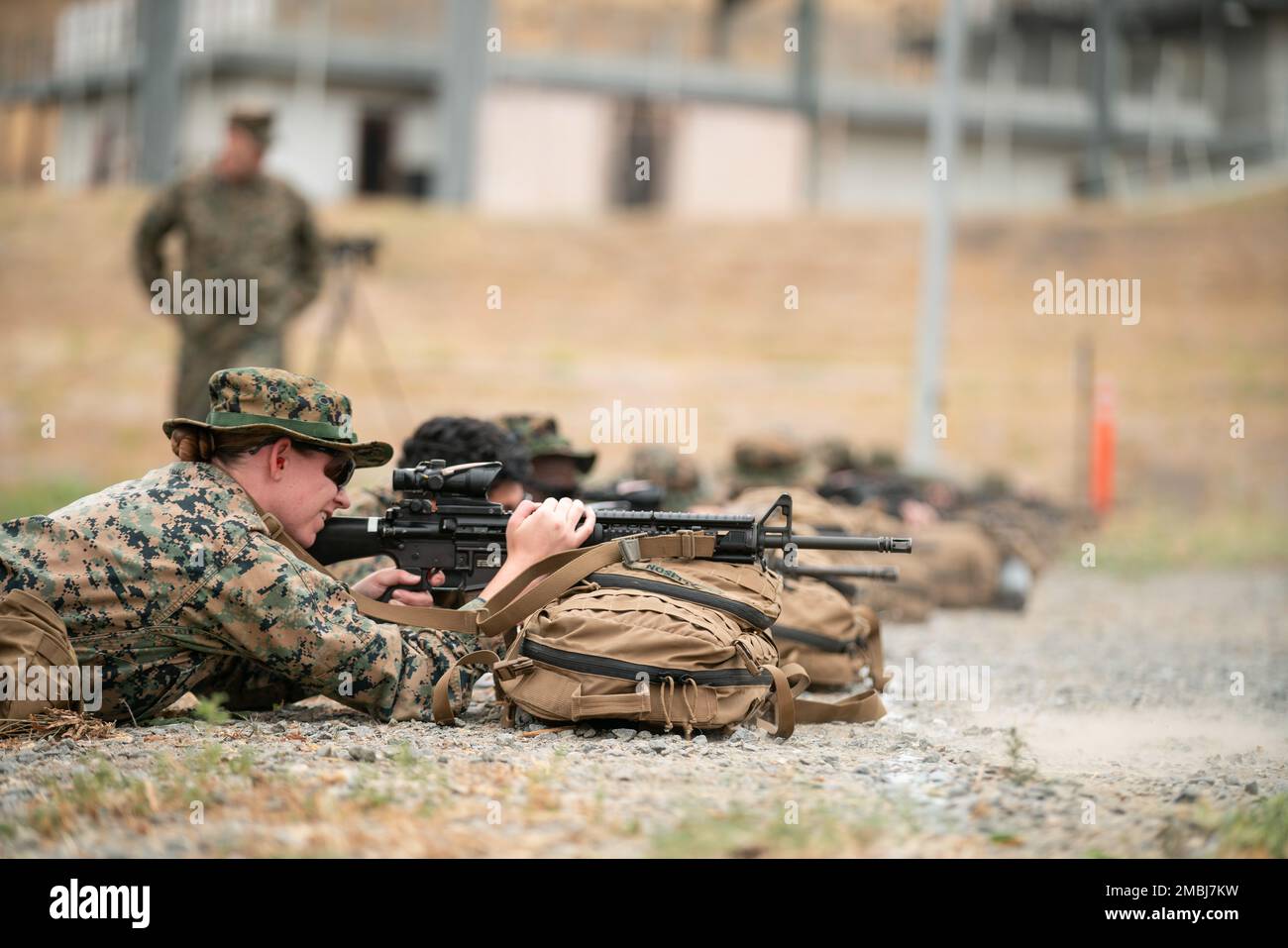 U.S. Marine Corps Cpl. Hannah Allison, an embarkation specialist ...