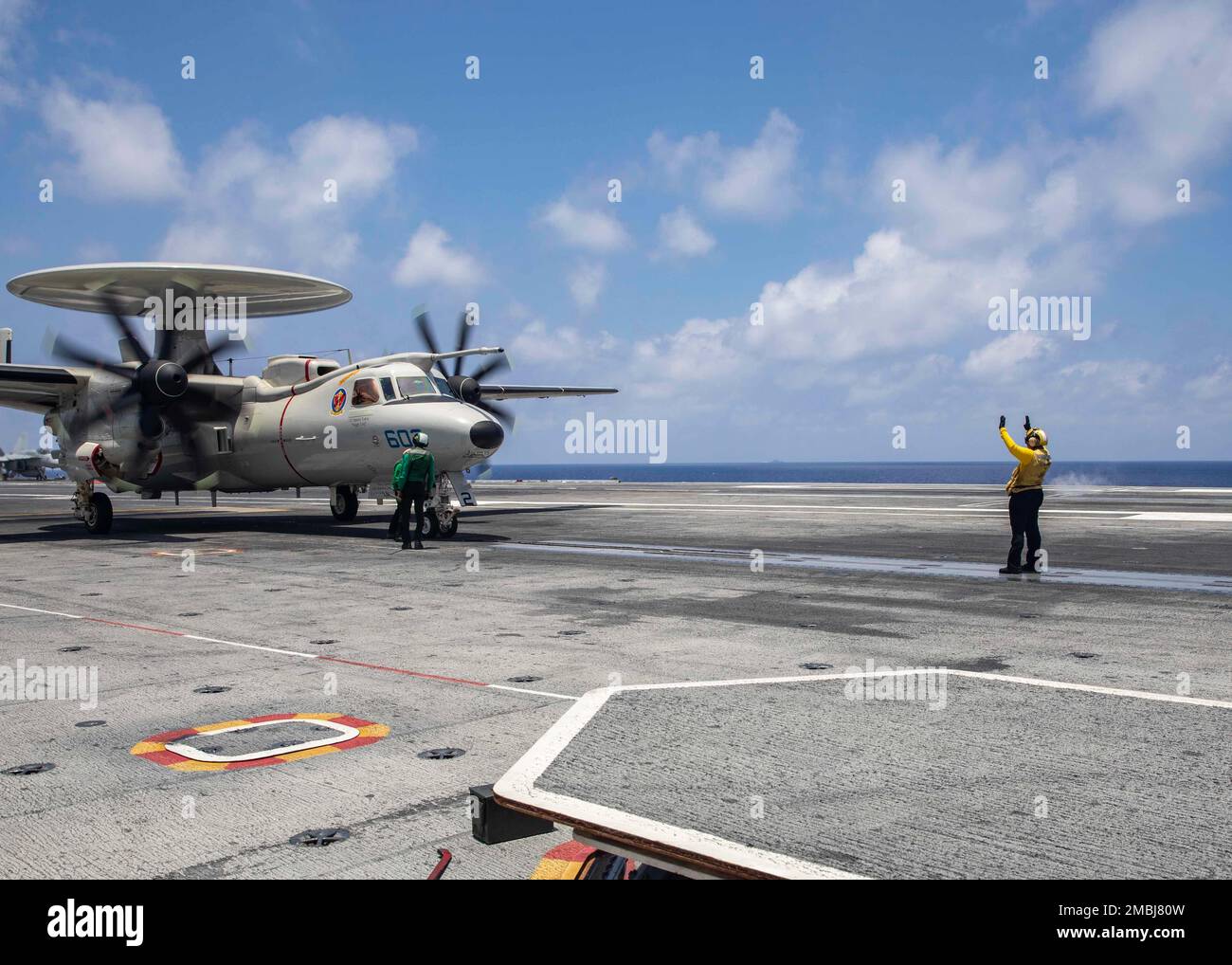 220616-N-YD731-1542 ATLANTIC OCEAN (June 16, 2022) Aviation Boatswain’s ...