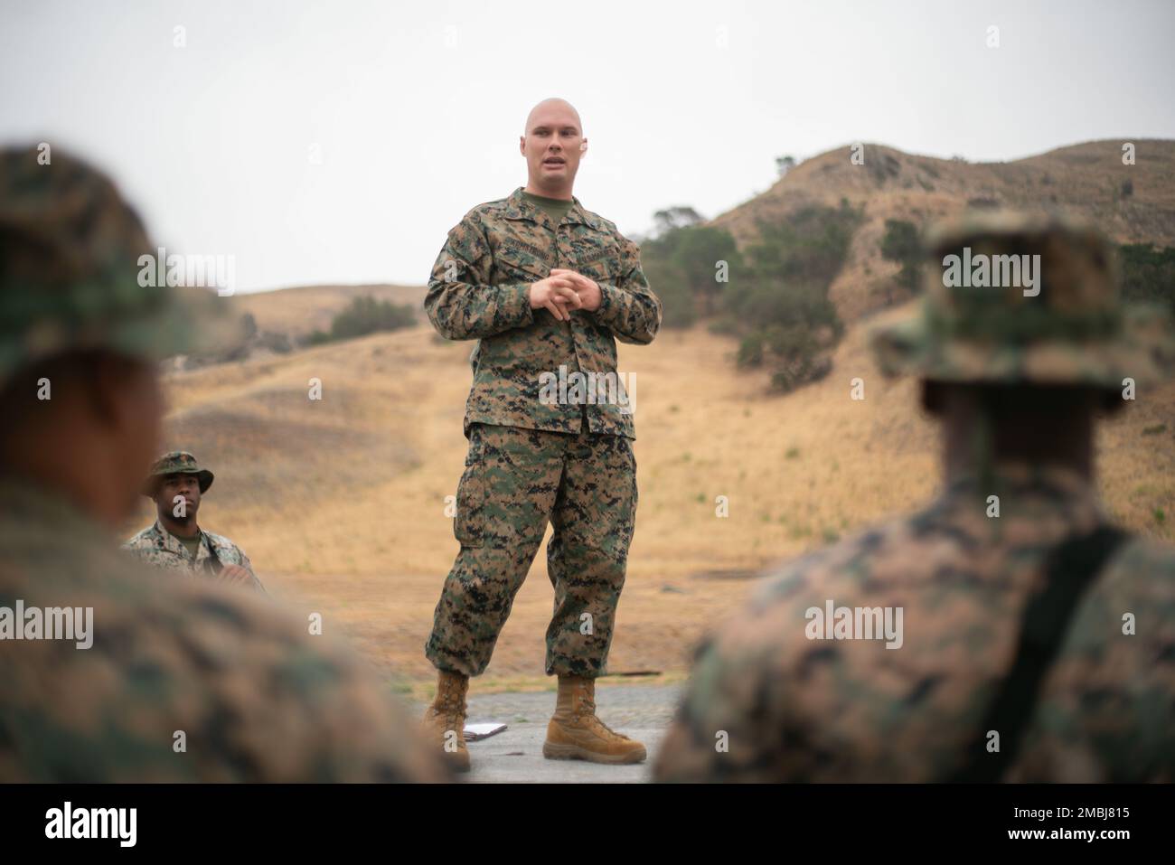 U.S. Marine Corps Gunnery Sgt. Travis Armstrong, the chemical ...