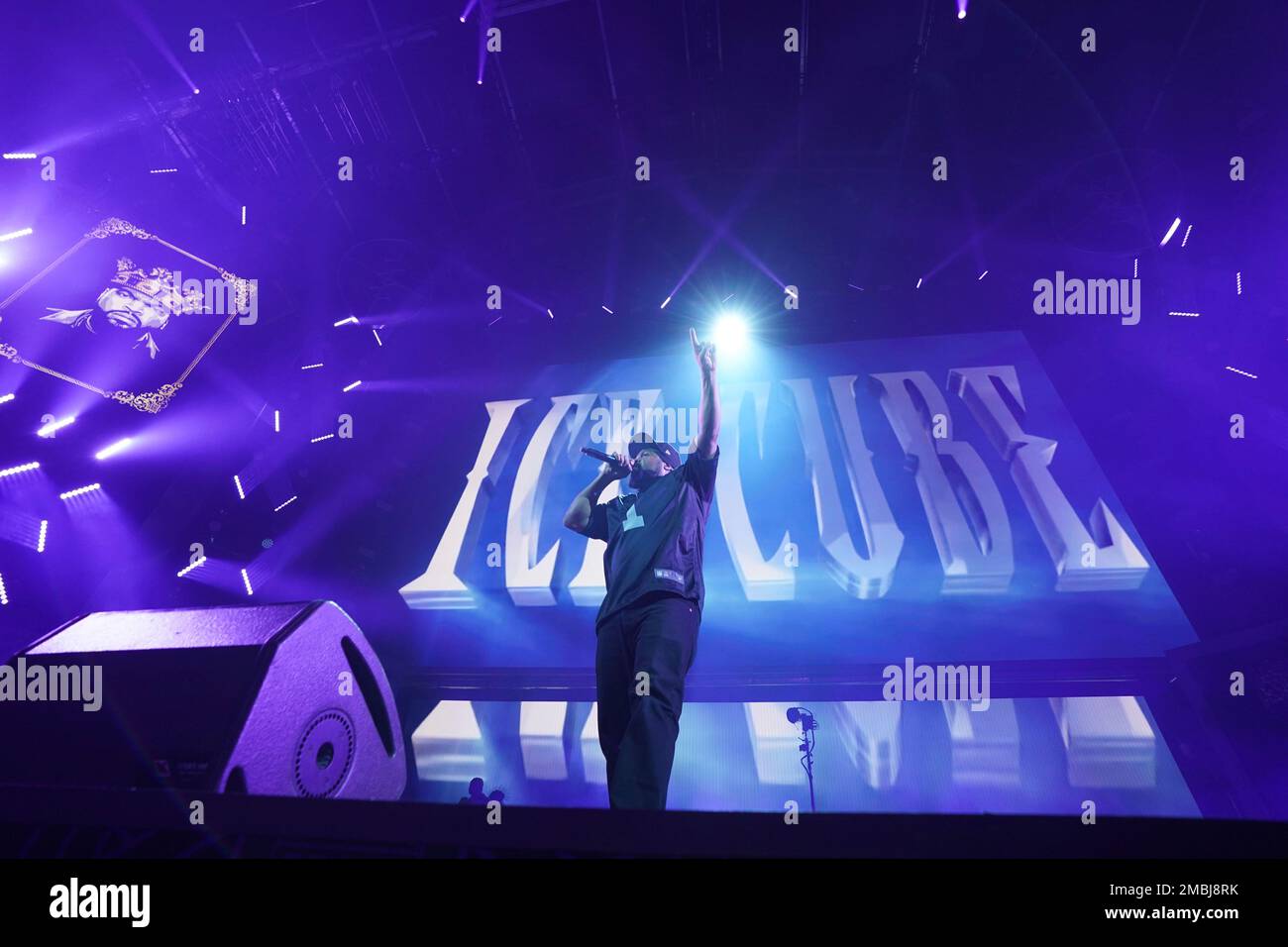 Ice Cube performs during the 2022 NFL Draft on Friday, April 29, 2022 ...
