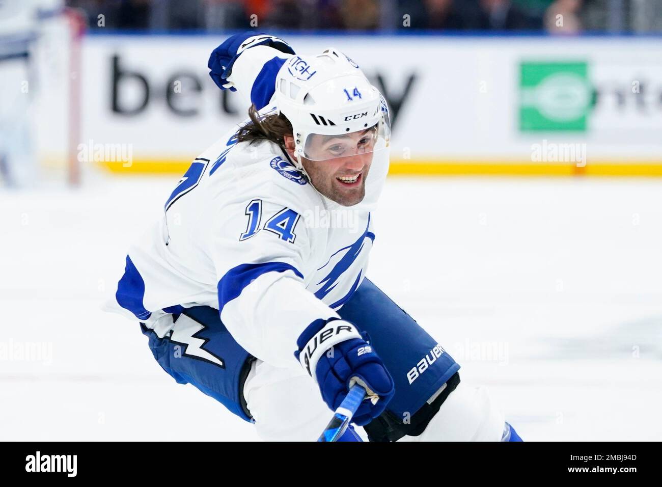 Tampa Bay Lightning's Pat Maroon (14) during the first period of an NHL ...