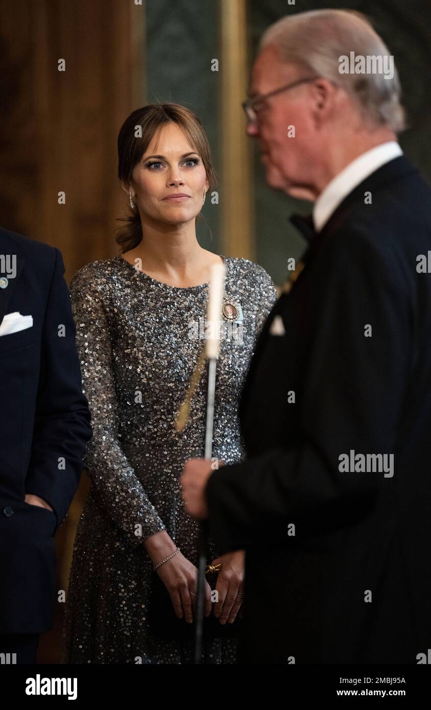 Stockholm, Sweden. 20th Jan, 2023. Princess Sofia greet guests at the ...