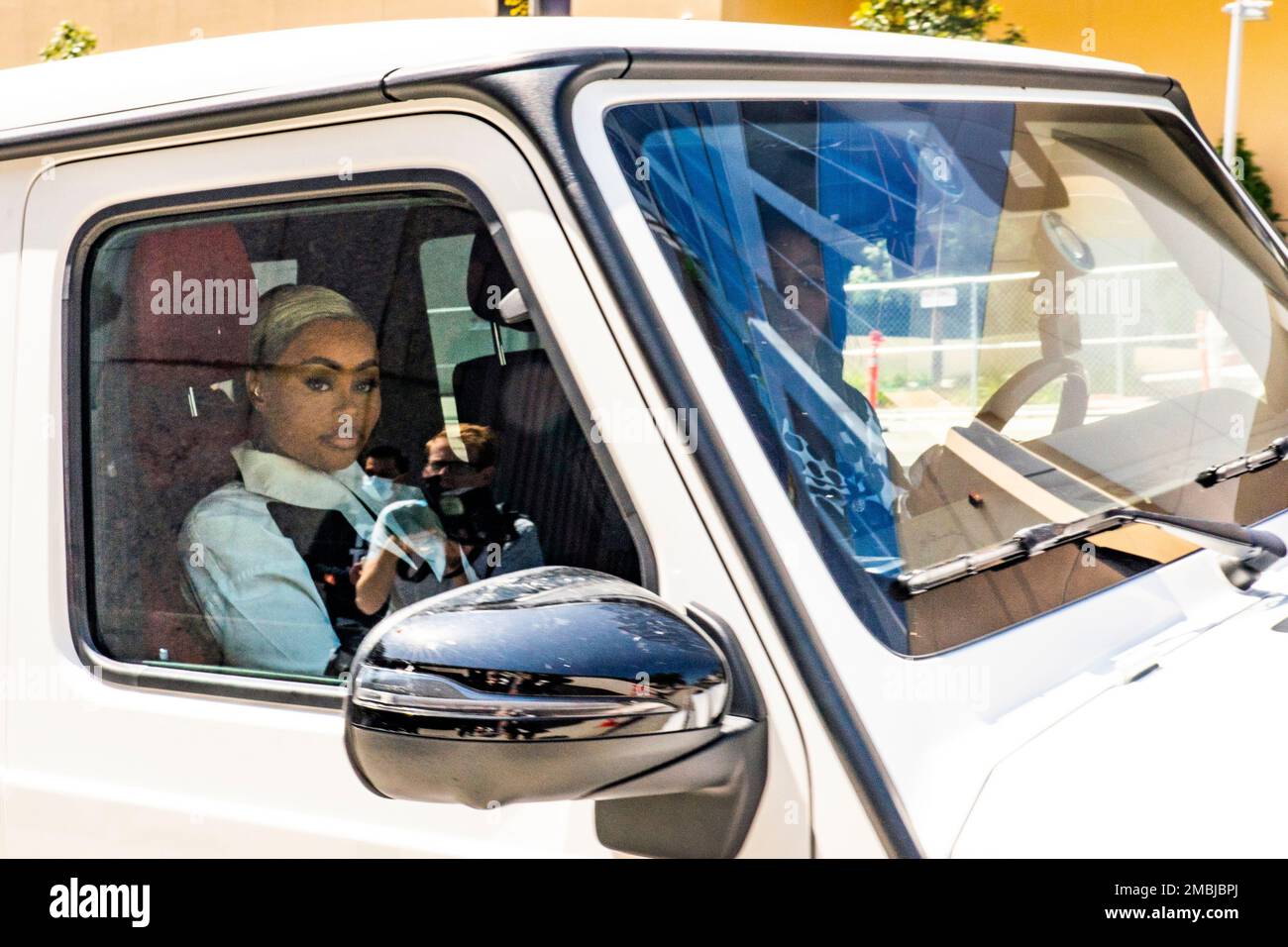 Blac Chyna arrives for her lawsuit against the Kardashian family at the ...