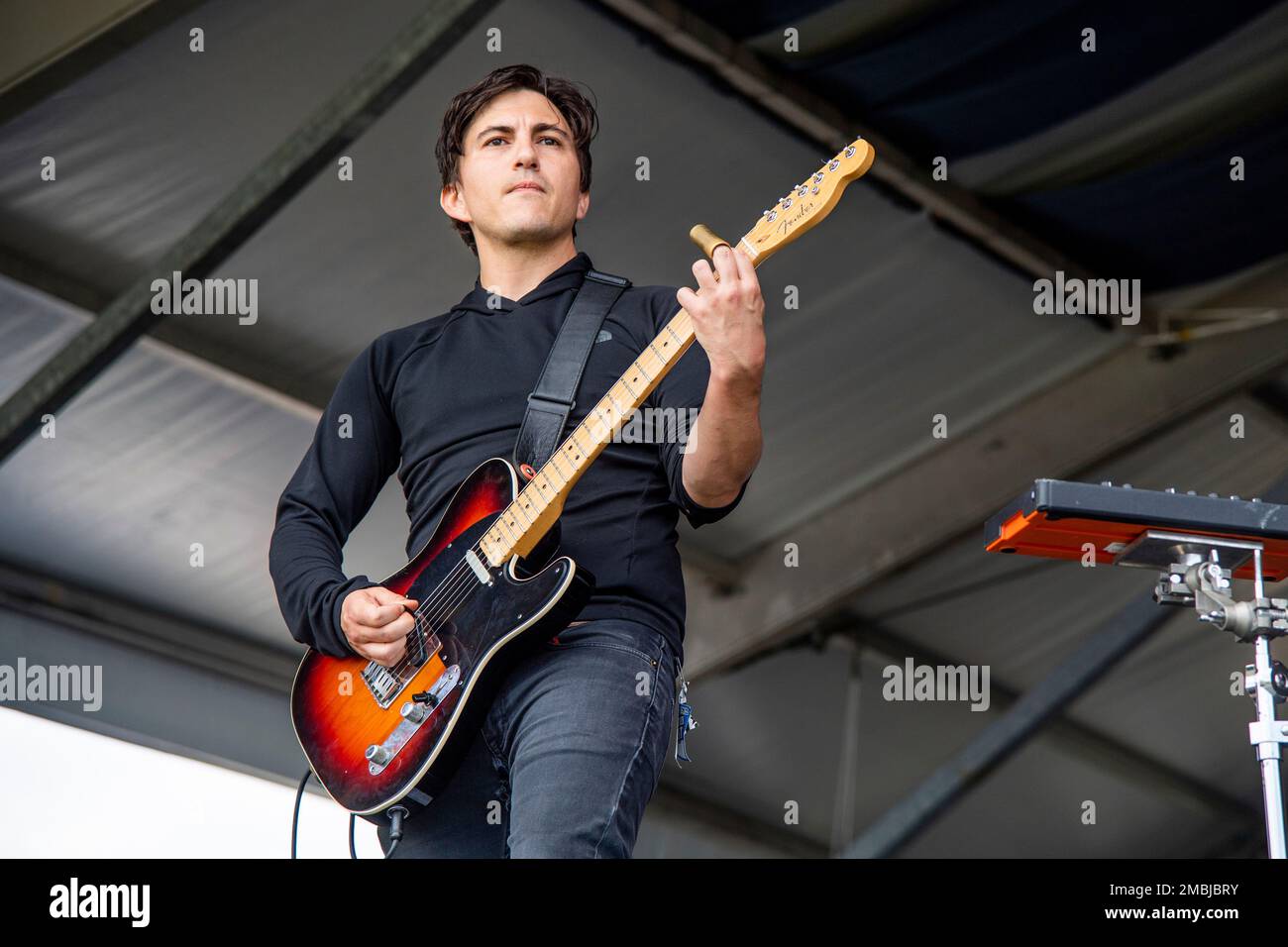 Thomas Onebane of Royal Teeth performs at the New Orleans Jazz and ...