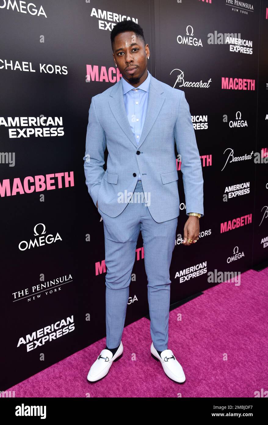 Actor Ronald Emile attends the "Macbeth" Broadway opening night at the ...