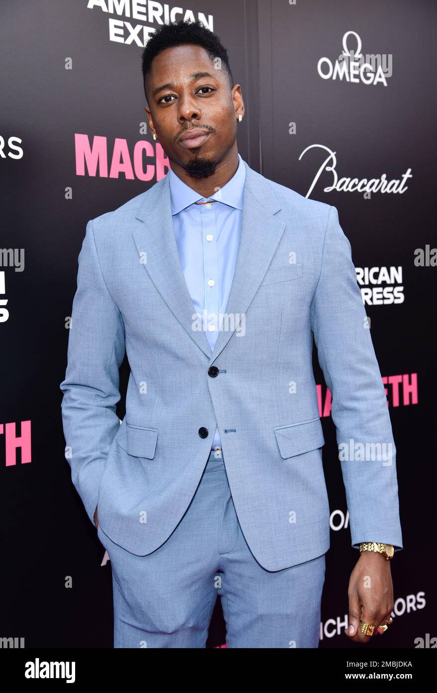 Actor Ronald Emile attends the "Macbeth" Broadway opening night at the ...