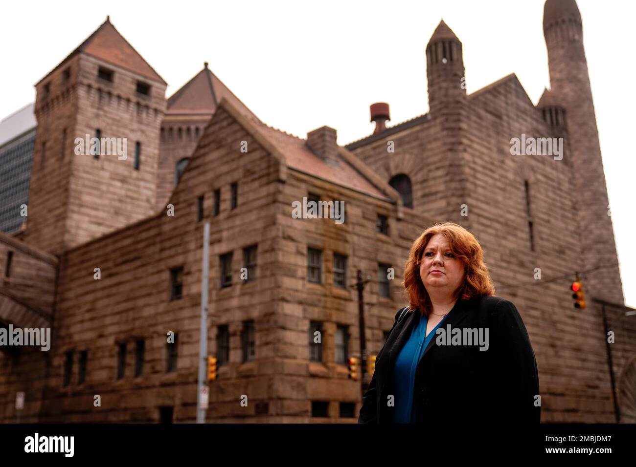 Attorney Robin Frank poses for a photograph outside the Family Law ...
