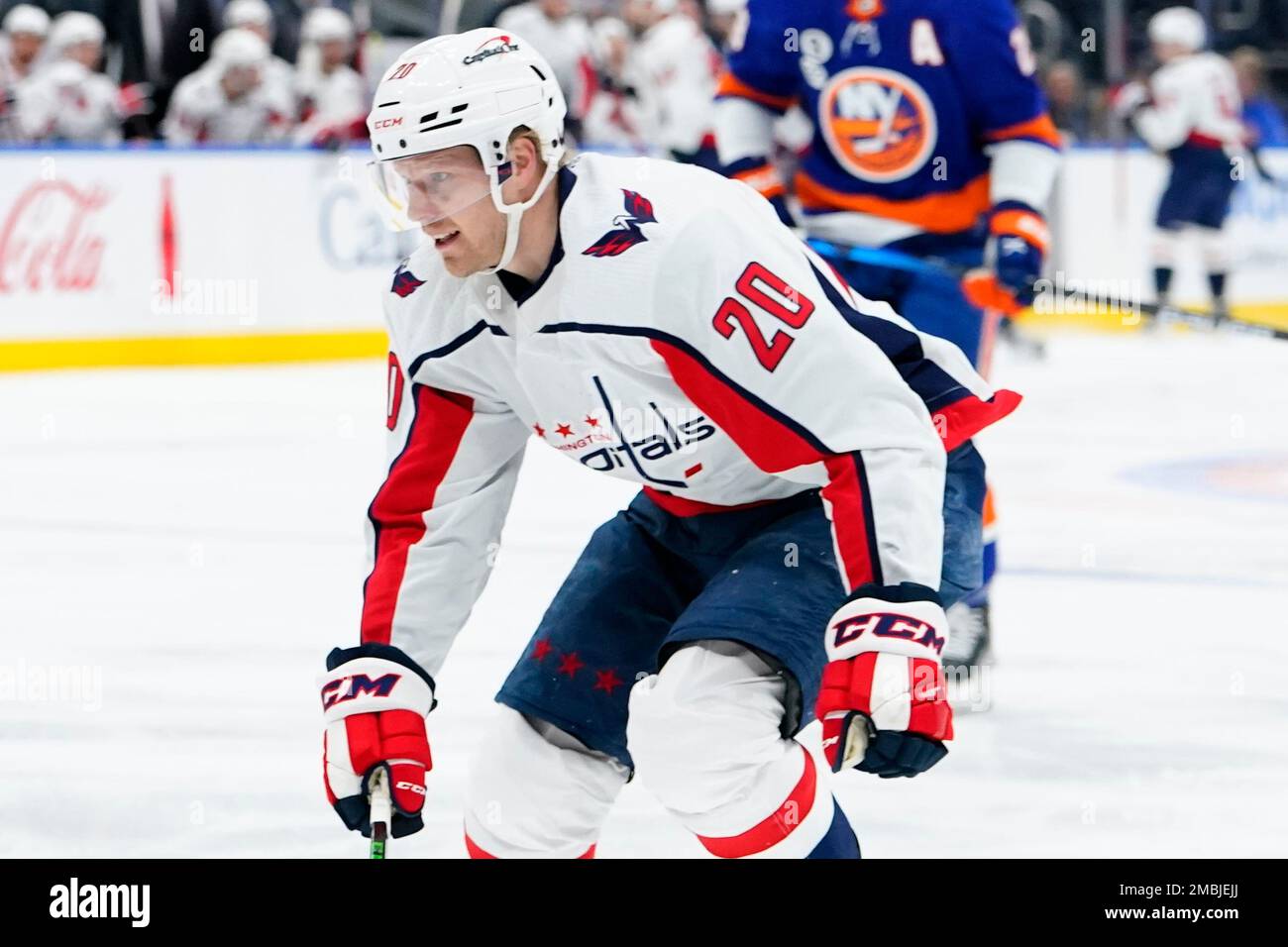 Washington Capitals' Lars Eller (20) during the first period of an NHL ...