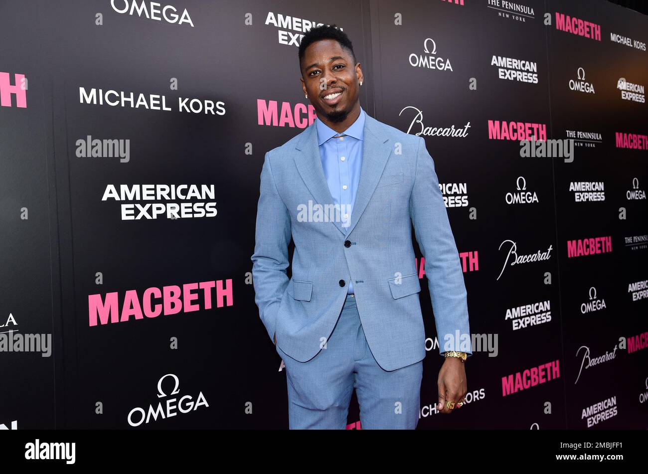 Actor Ronald Emile attends the "Macbeth" Broadway opening night at the ...