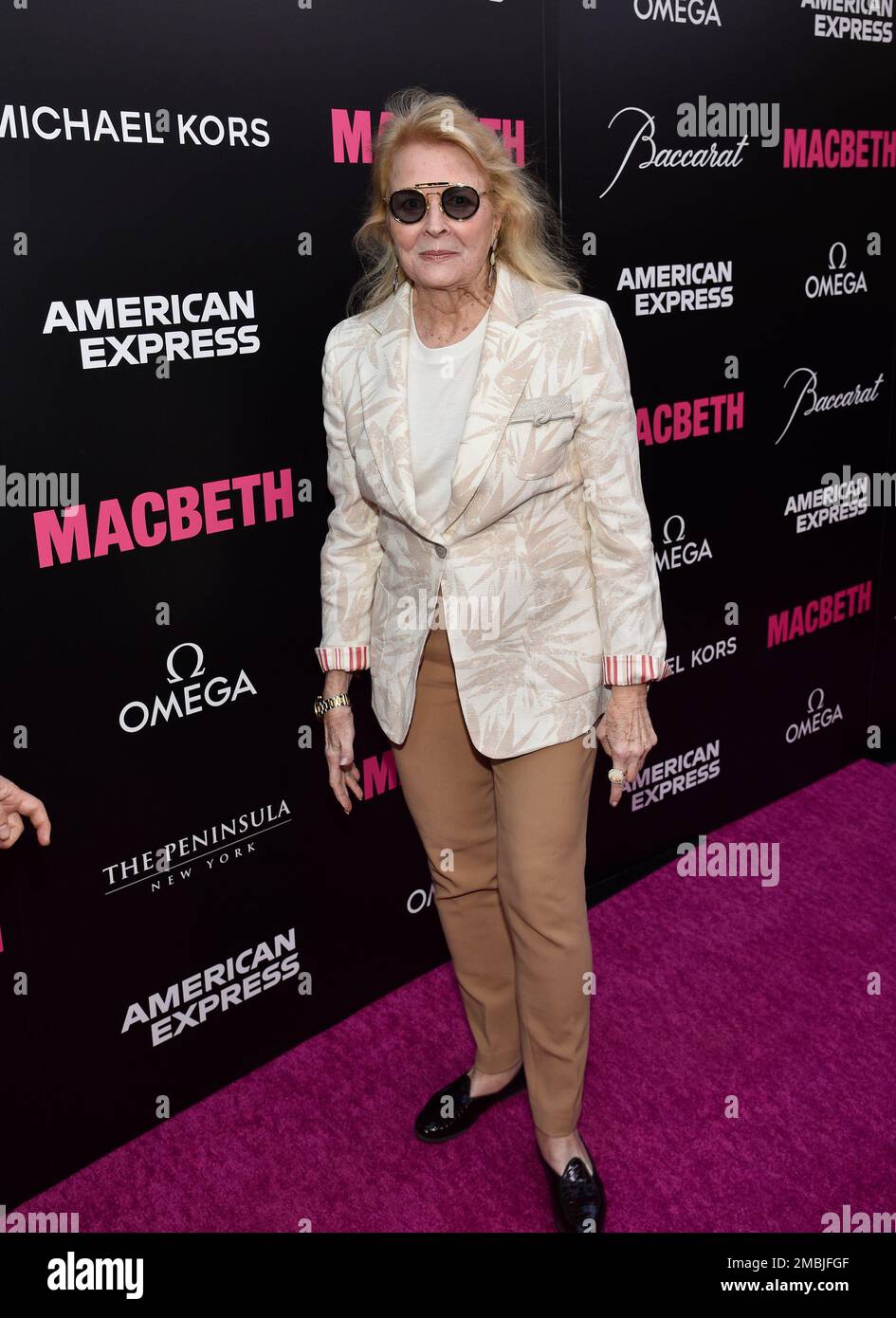 Actor Candice Bergen attends the "Macbeth" Broadway opening night at ...