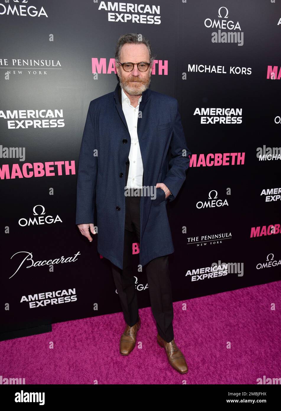 Actor Bryan Cranston attends the "Macbeth" Broadway opening night at ...