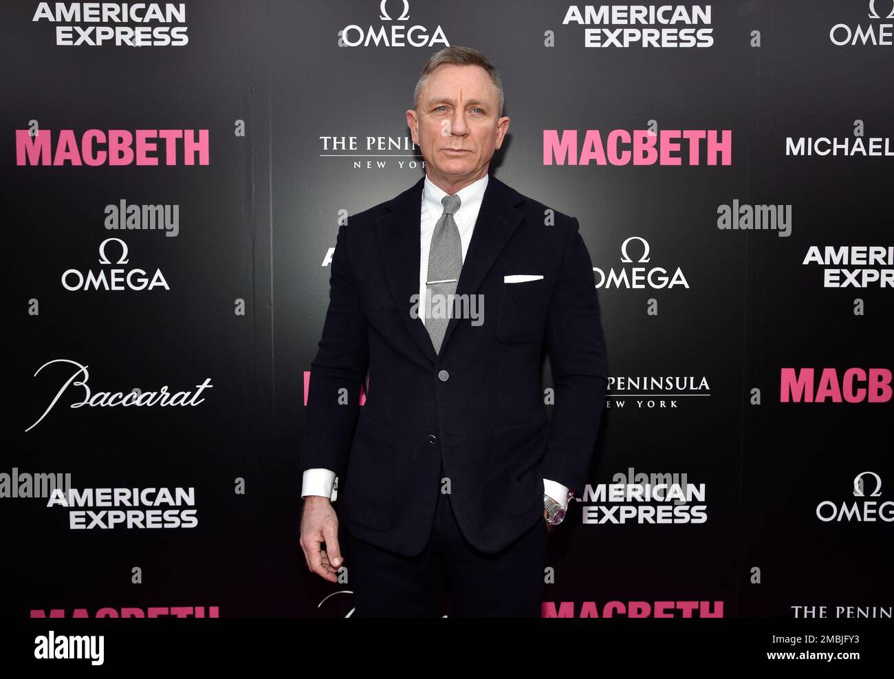 Actor Daniel Craig attends the "Macbeth" Broadway opening night at the ...