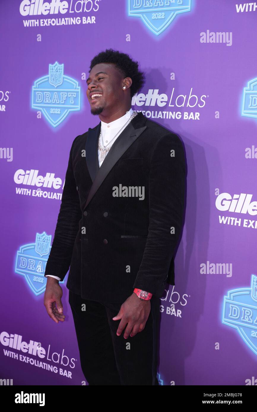 Liberty quarterback Malik Willis arrives on the red carpet before the ...