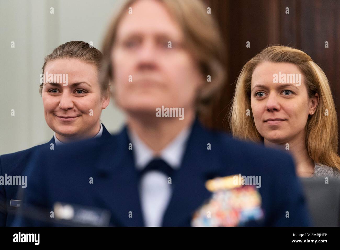 The daughters of Coast Guard Admiral Linda Fagan, Coast Guard Lt ...