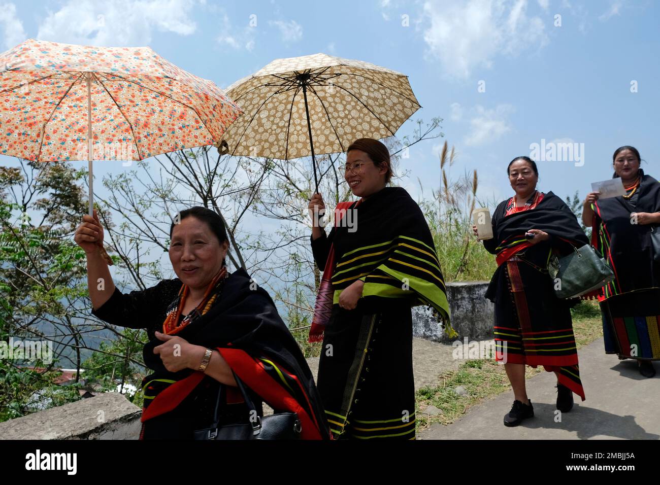 Angami Naga women participate in the centennial celebrations marking ...