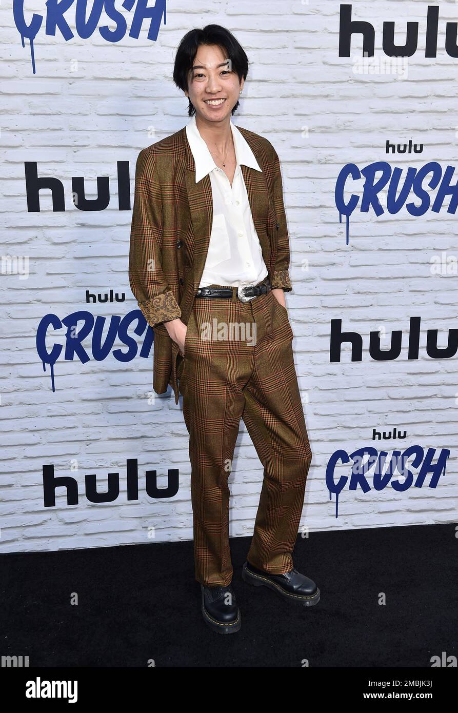Jes Tom arrives at the Los Angeles premiere of "Crush," Wednesday ...