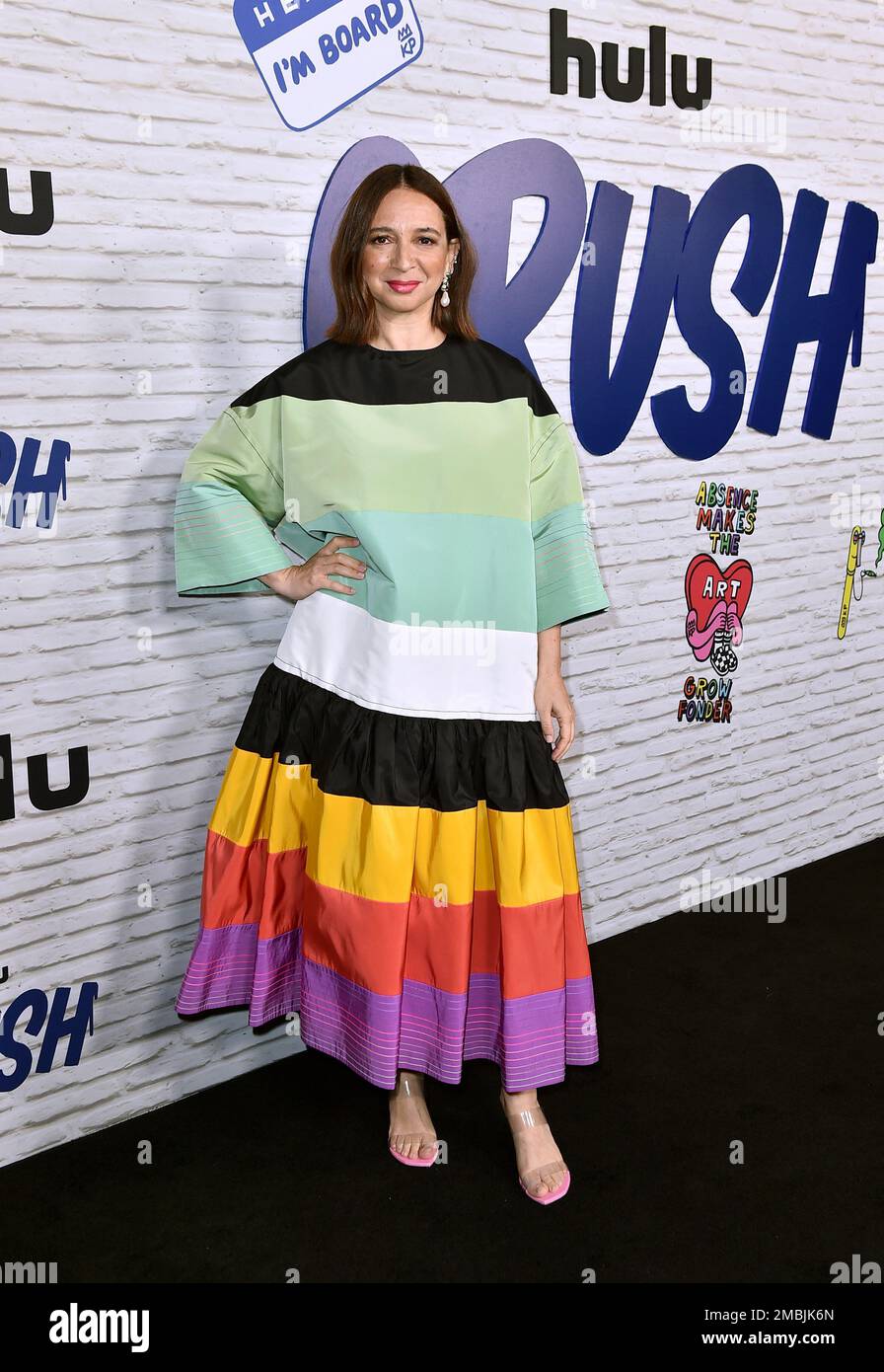 Maya Rudolph arrives at the Los Angeles premiere of "Crush," Wednesday ...
