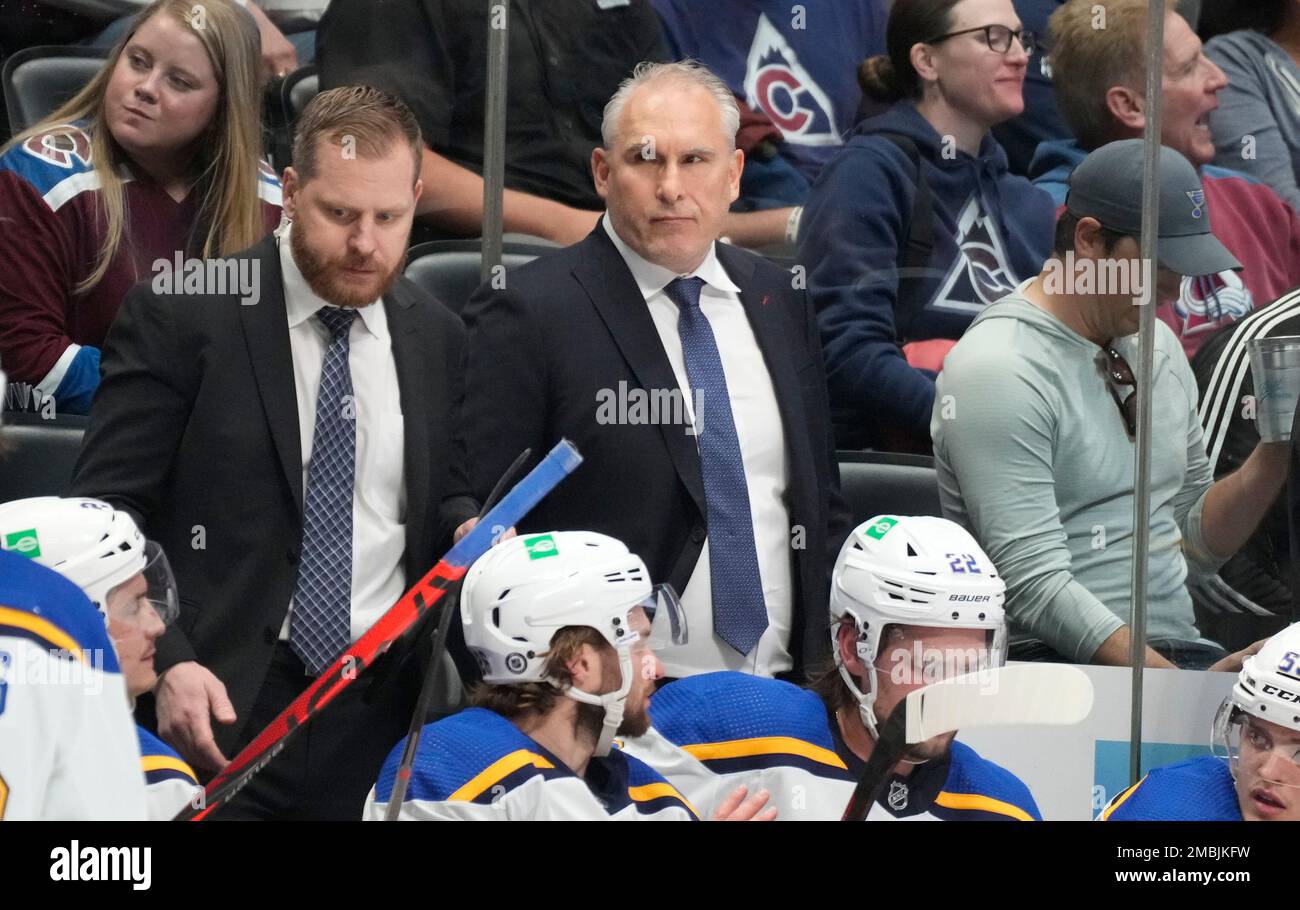 St. Louis Blues head coach Craig Berube in the second period of an NHL ...